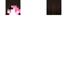 Female HB - Short Brown w/ Light Pink Bangs | Minecraft Skin