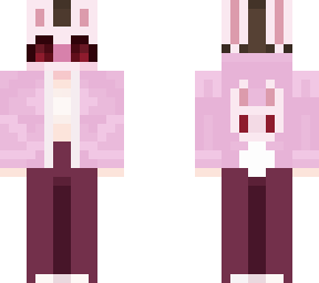 Pink Bunny | Minecraft Skin