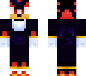 shadow the hedgehog | Minecraft Skins