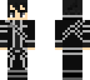 kirito 3d | Minecraft Skins