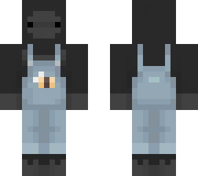Monkey in bee overalls | Minecraft Skin
