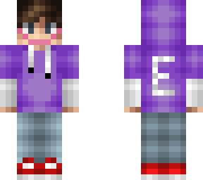 Mythpat Skin With E Letter | Minecraft Skin