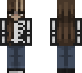skeleton girl | Minecraft Skin