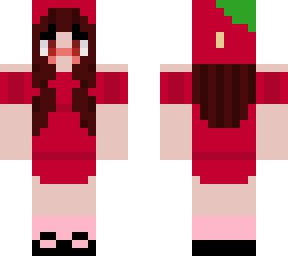 Strawberry Girl | Minecraft Skin