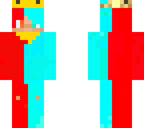 blue and red | Minecraft Skin