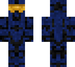 Blue Master Chief Minecraft Skin