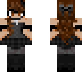 goth girl with glasses | Minecraft Skin