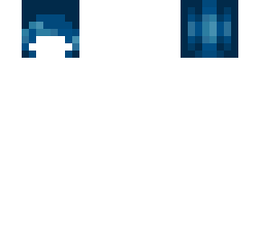 Short sea blue hair base | Minecraft Skin