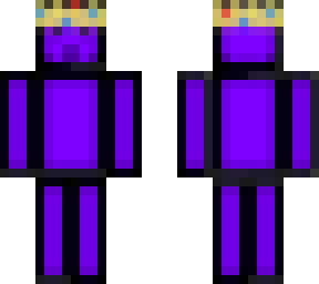 black with crown | Minecraft Skins