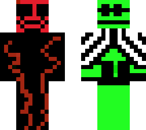 Deadpool/frog with wings | Minecraft Skin