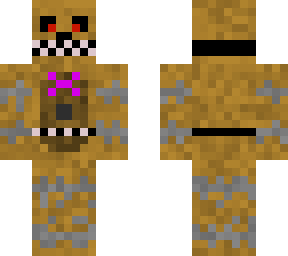 nightmare fredbear | Minecraft Skins