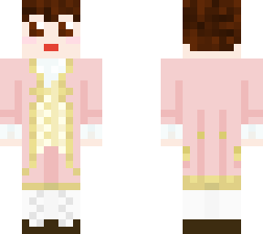 Pink Rococo Prince Charming | Minecraft Skin