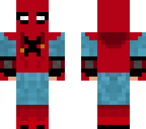 Spider-Man homecoming home made suit | Minecraft Skin