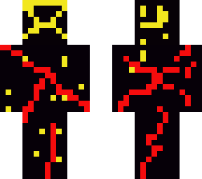 Corrupted red/yellow | Minecraft Skin