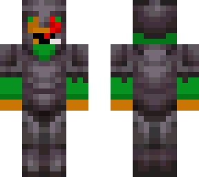 Leon with Netherite armor | Minecraft Skin
