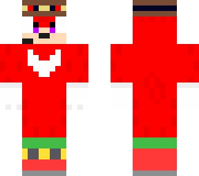 movie knuckles w ova hat | Minecraft Skin
