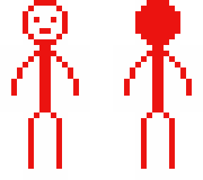 Red stickman | Minecraft Skin