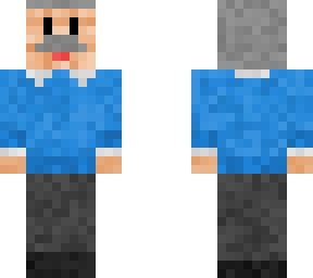 Albert Einstein waffle | Minecraft Skin
