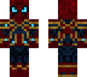 Avengers endgame lron-Spider suit | Minecraft Skin