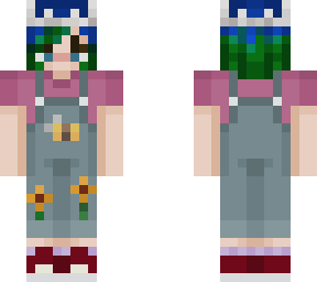 Bee Overalls Dyed Hair | Minecraft Skin