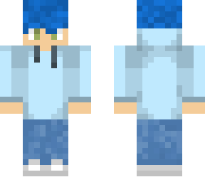 blue hoodie | Minecraft Skins