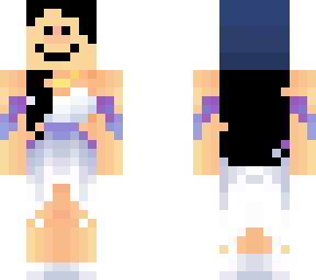 Quackity Cubito ~ c!Quackity Fem Vestido de Novia | Minecraft Skin