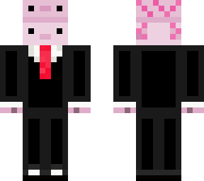axolotl in tuxedo | Minecraft Skins