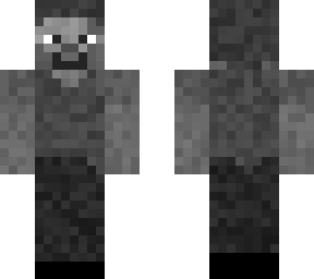 Black and White Steve | Minecraft Skin
