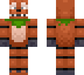 Bramble The Red Panda [FNAF OC] | Minecraft Skin