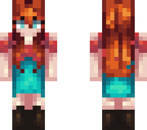 ginger girl | Minecraft Skins