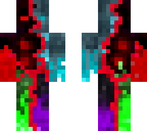 Uncontrollable Dark Steve | Minecraft Skin