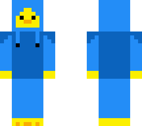 Duck skin with a hoodie on | Minecraft Skin