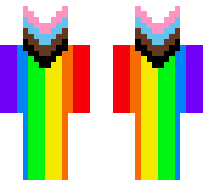 LGBTQ flag | Minecraft Skin