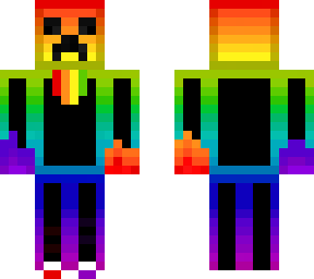 rainbow creeper | Minecraft Skins