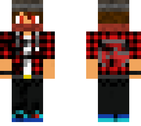 Ruby Creeper Tween Final War | Minecraft Skin