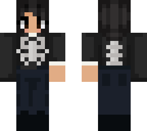 Maoli with black skeleton | Minecraft Skin