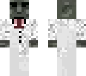 White suit moai (original by bareknuklebarry(i think)) | Minecraft Skin