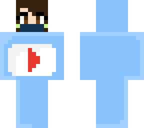 Blue Pink Yutuber | Minecraft Skin