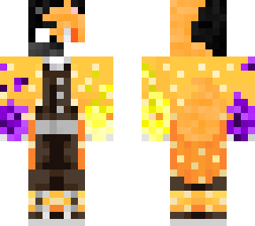 Cursed Zenitsu fox | Minecraft Skin