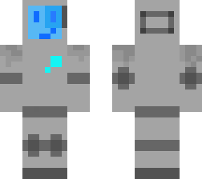 Futuristic robot Improved | Minecraft Skin