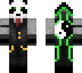 Panda elegant gamer | Minecraft Skin
