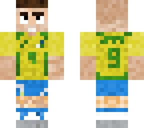ronaldo nazario | Minecraft Skins