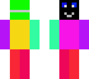 The Rgb gamer kid who plays to much fortnite | Minecraft Skin