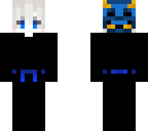 blue demon | Minecraft Skins