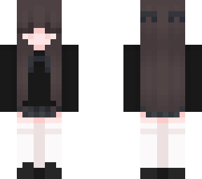 black hair girl | Minecraft Skins