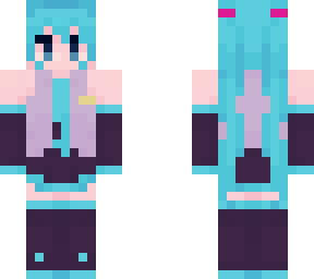 Hatsune Miku V3 | Vocaloid | Minecraft Skin