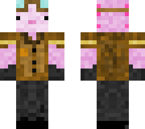 inspired axolotl skin | Minecraft Skin