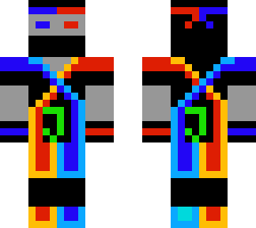 ninja water vuur | Minecraft Skin