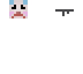 sad clown mask | Minecraft Skin