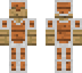 'Harvester' Wooden Armor Set | Minecraft Skin